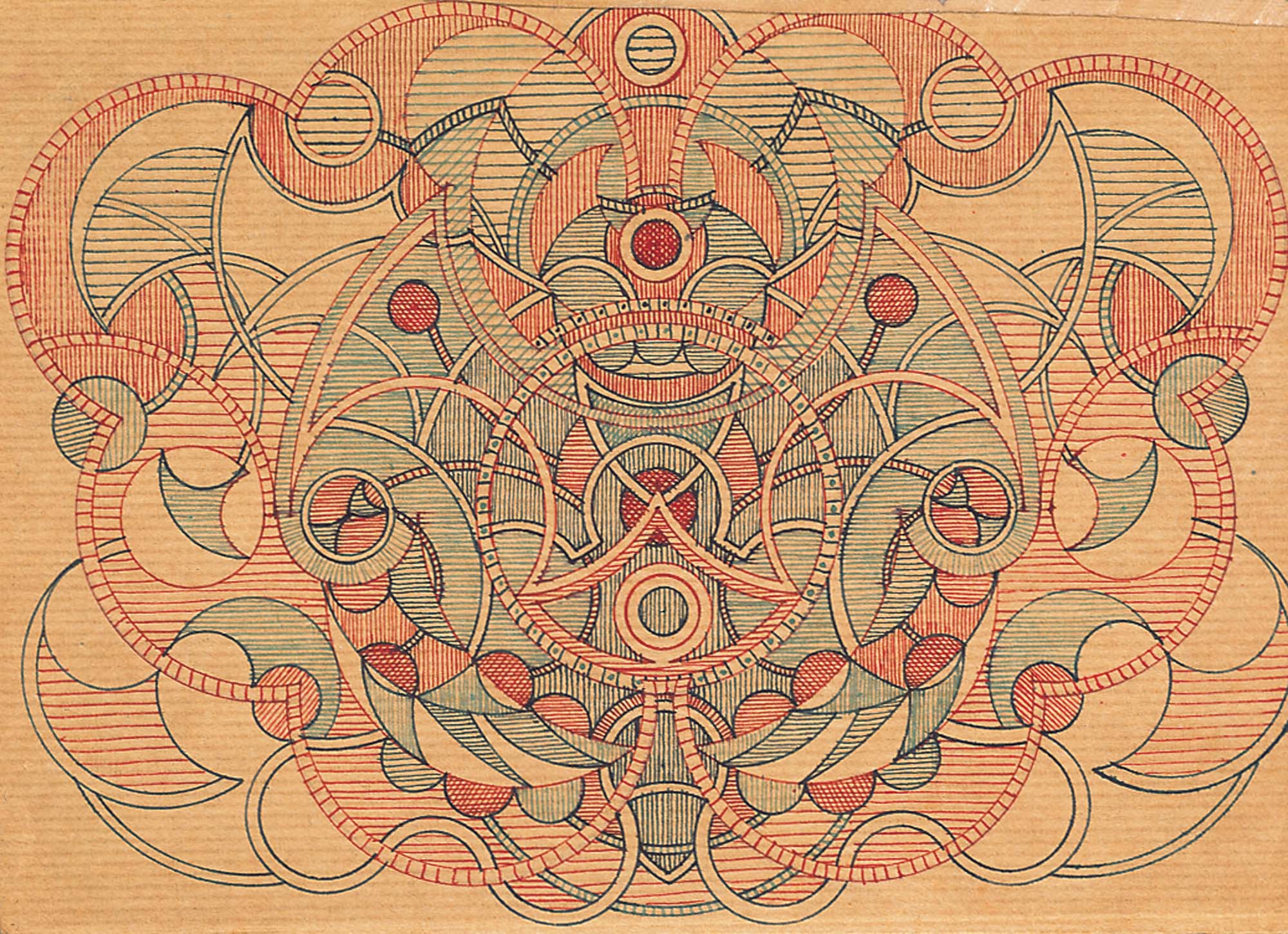 ANONYME . république tchèque - abcd Art Brut